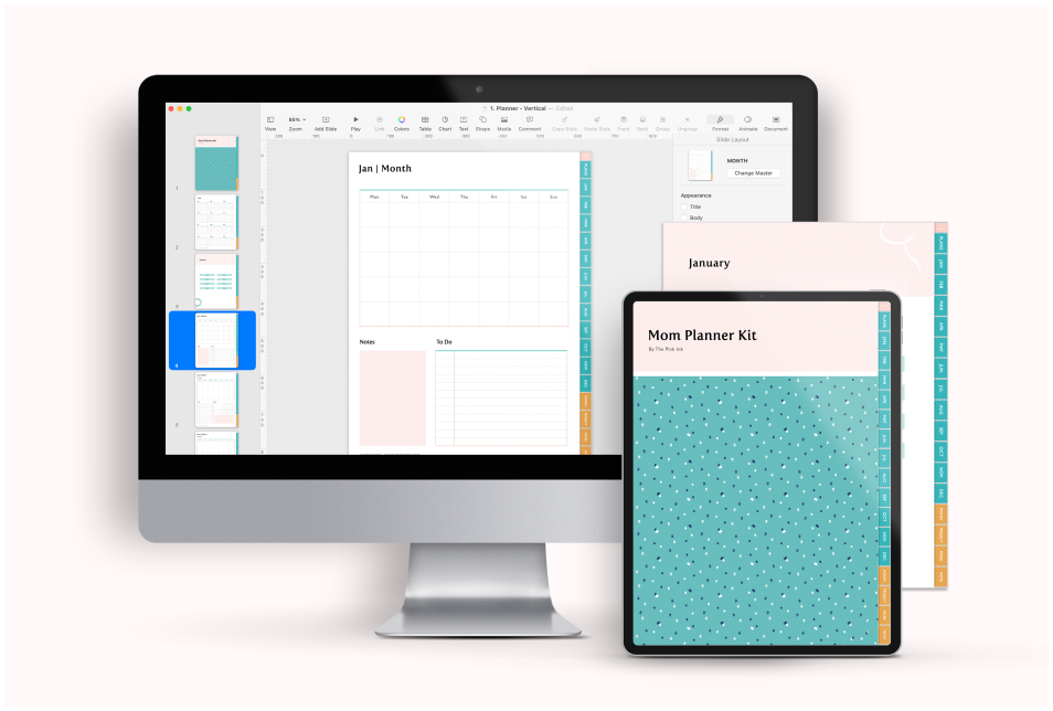 Shop Digital Planners, Journals, Stickers & More - The Pink Ink Shop ...