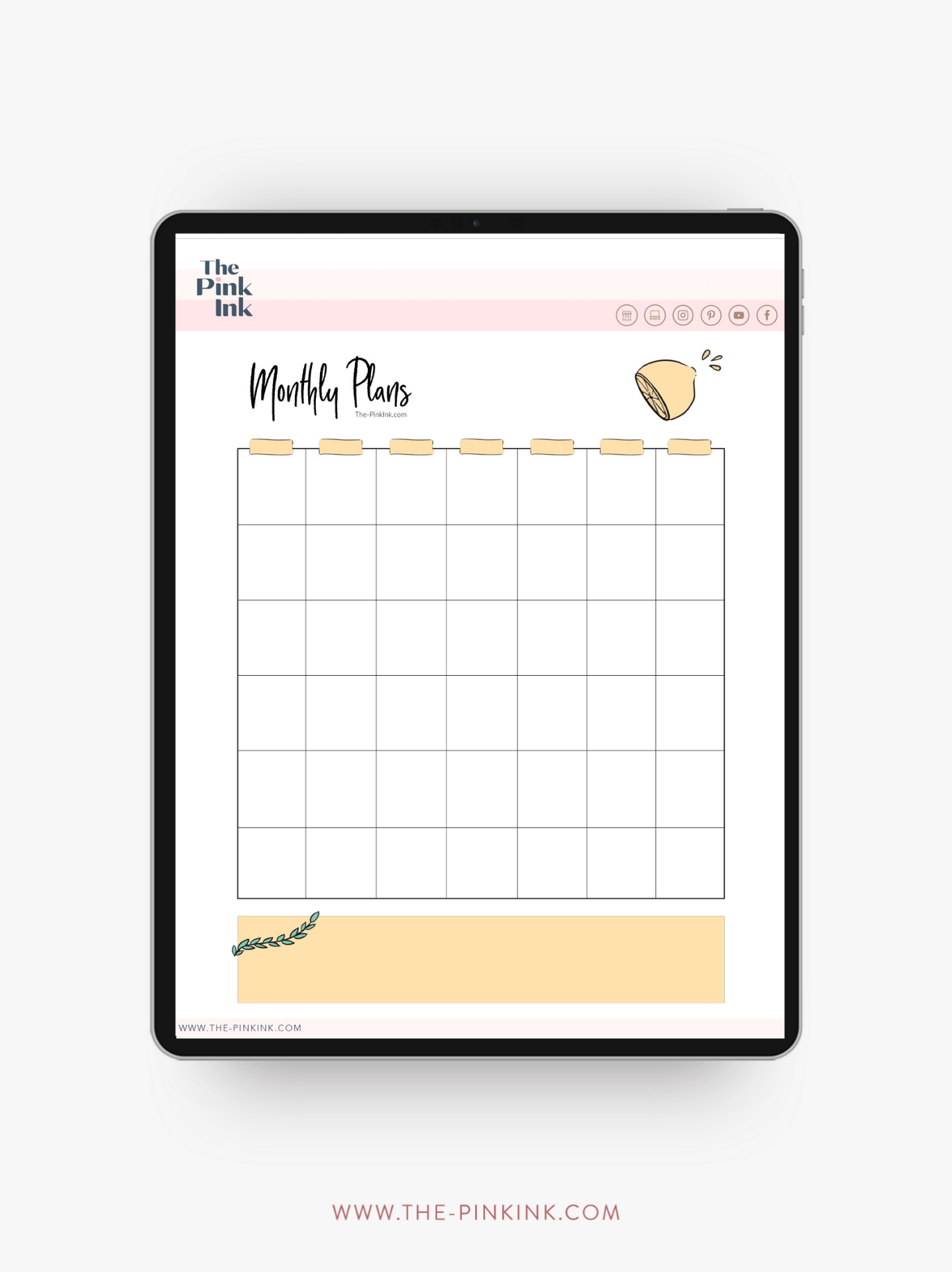 Rainbow Printable Inserts — The Pink Ink Shop