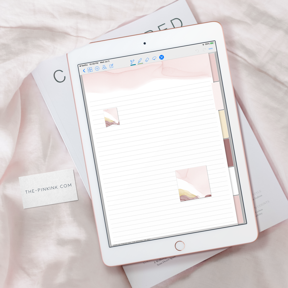15-Subject Digital Notebook — The Pink Ink Shop