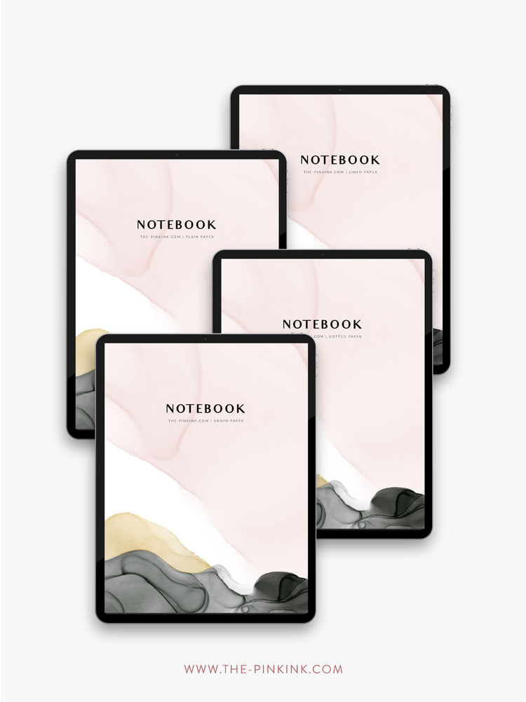 Teal Digital Notebook Bundle — The Pink Ink Shop
