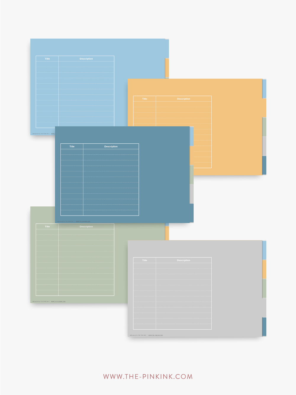 Digital Paper Notebook Note-Taking — The Pink Ink Shop