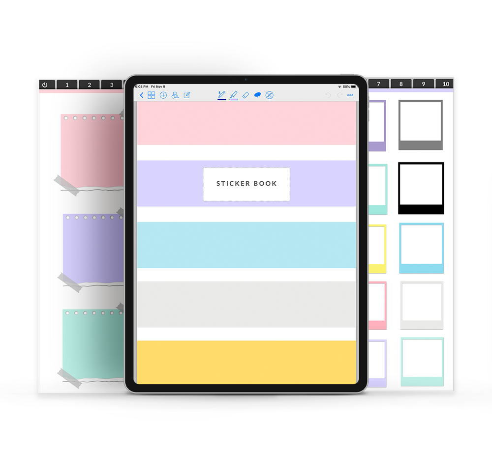 Digital Sticker Bundle for Digital Planning — The Pink Ink Shop
