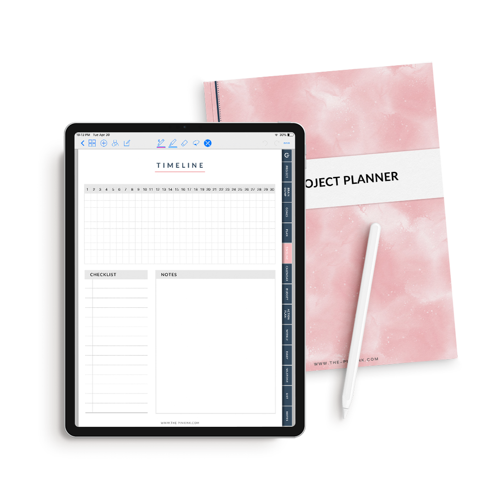 Female Entrepreneur Digital Planner Bundle — The Pink Ink Shop