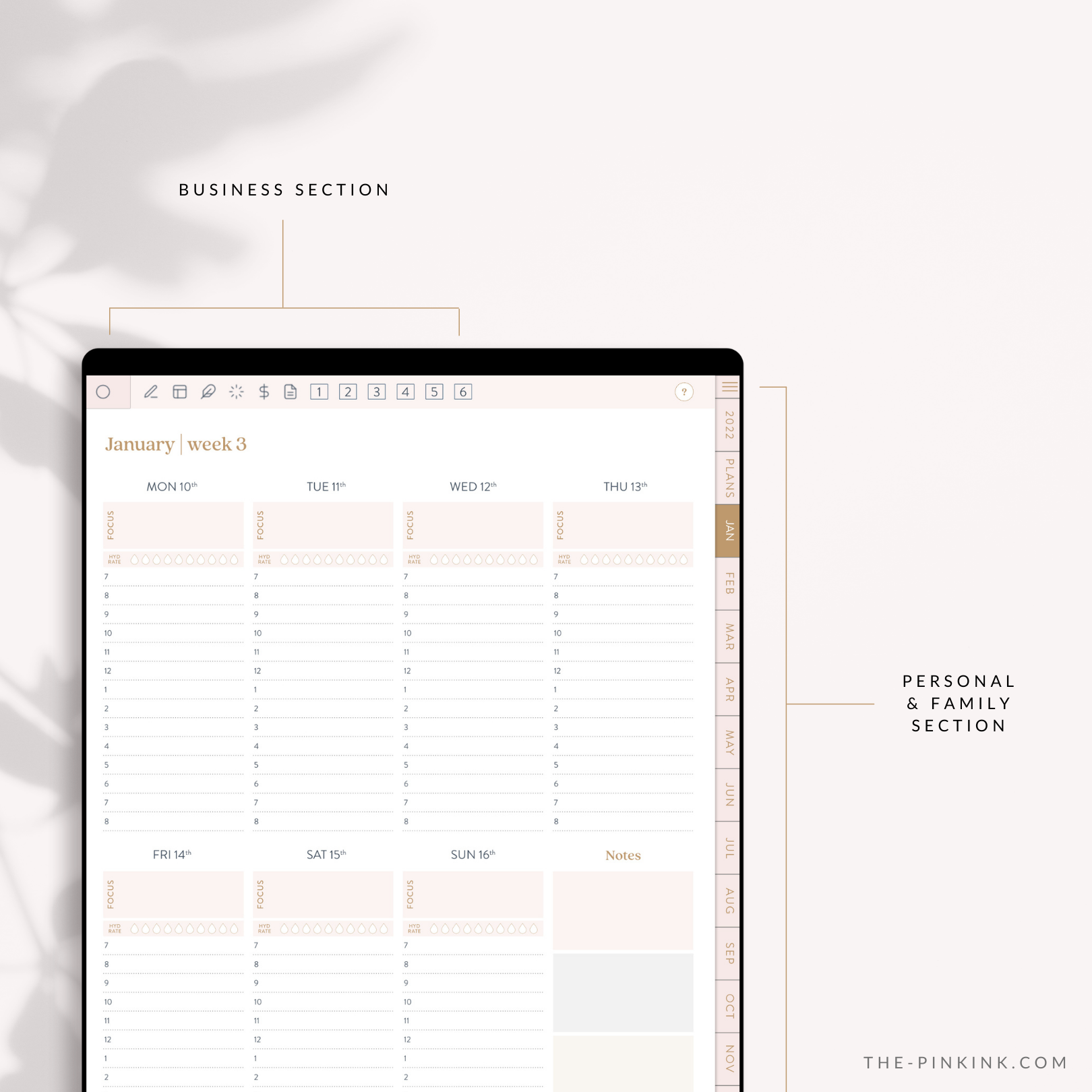 Best Digital Planner for iPad and Goodnotes app - The Pink Ink Shop ...