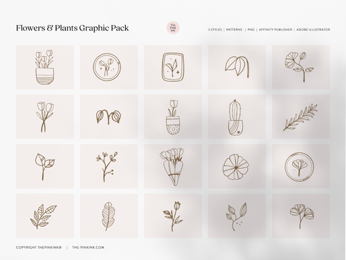 Graphic & Sticker Pack — The Pink Ink Shop