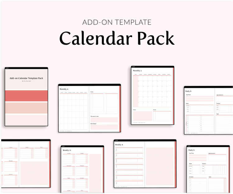 Add-On Pack for Designing Digital Planners — The Pink Ink Shop