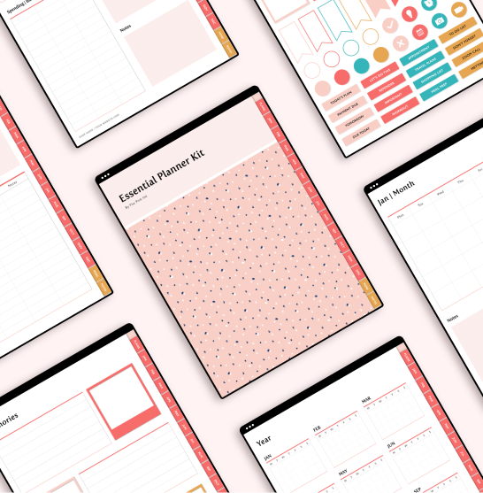 Shop Digital Planners, Journals, Stickers & More - The Pink Ink Shop ...