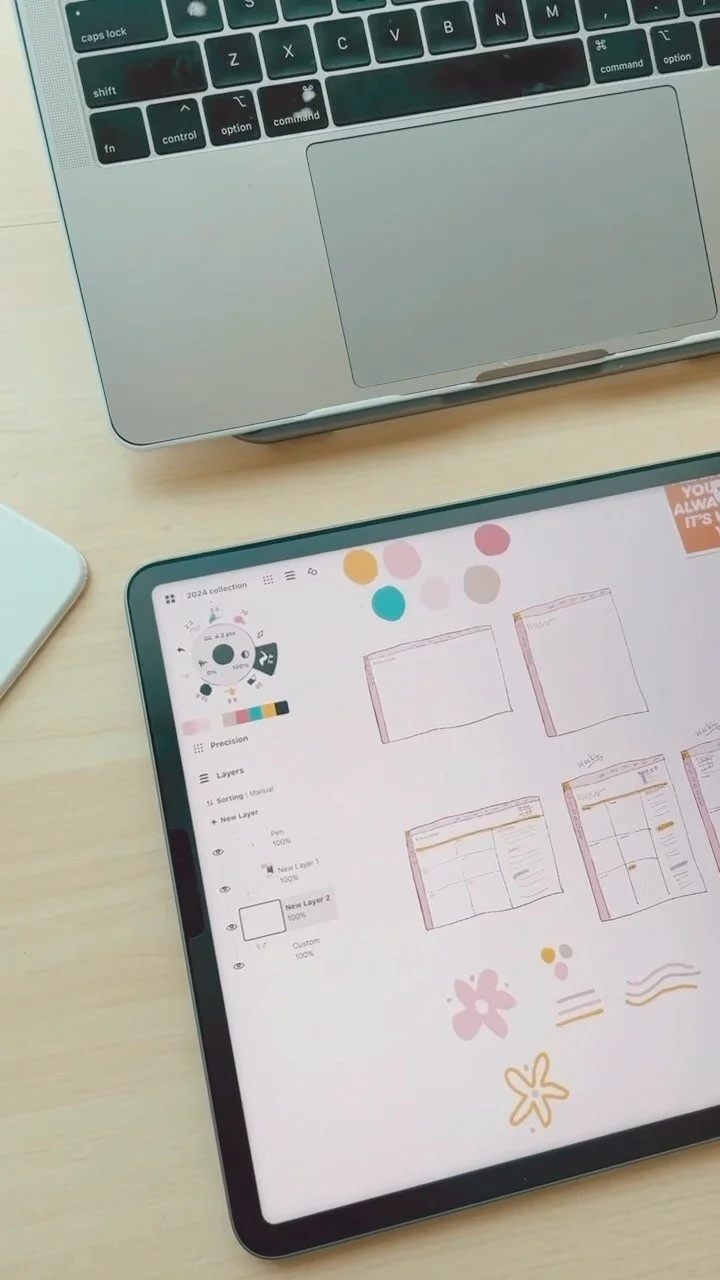 Premade Digital Planning Templates for iPad — The Pink Ink Shop