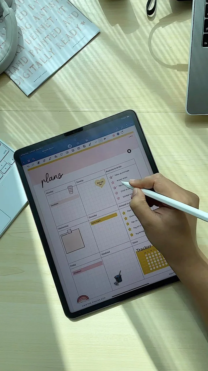 Premade Digital Planning Templates for iPad — The Pink Ink Shop