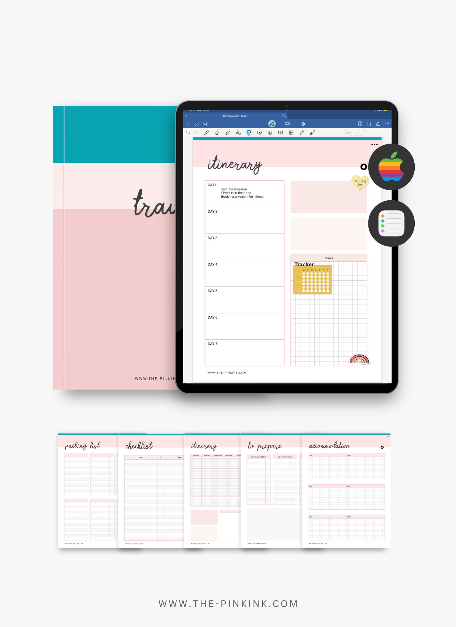My Life Journal and Reading tracker — The Pink Ink Shop