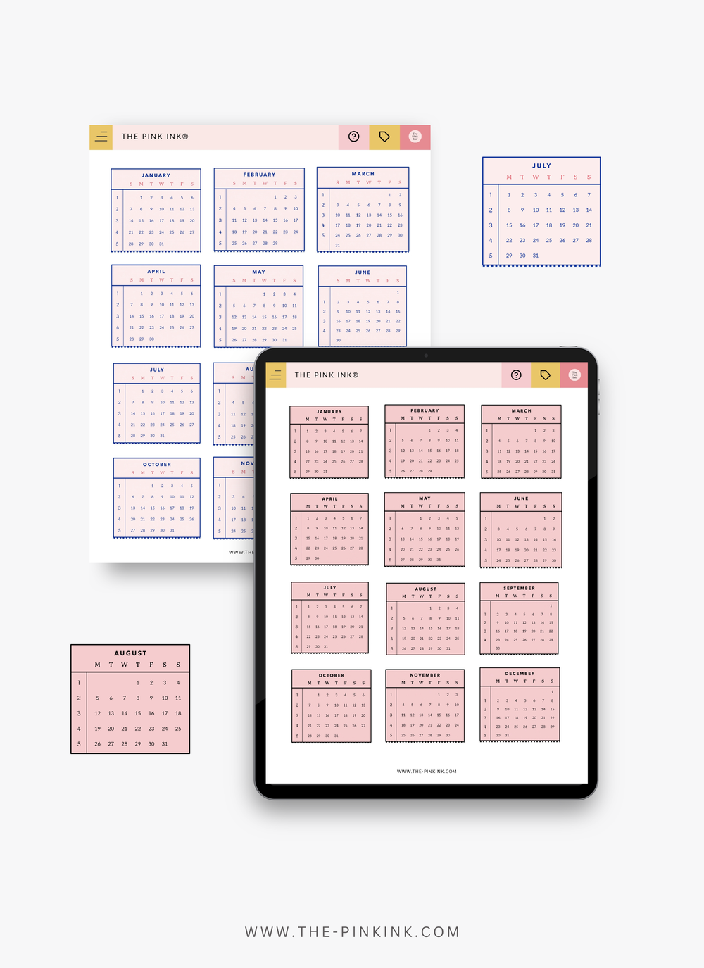 Best Digital planners for iPad Goodnotes — The Pink Ink Shop