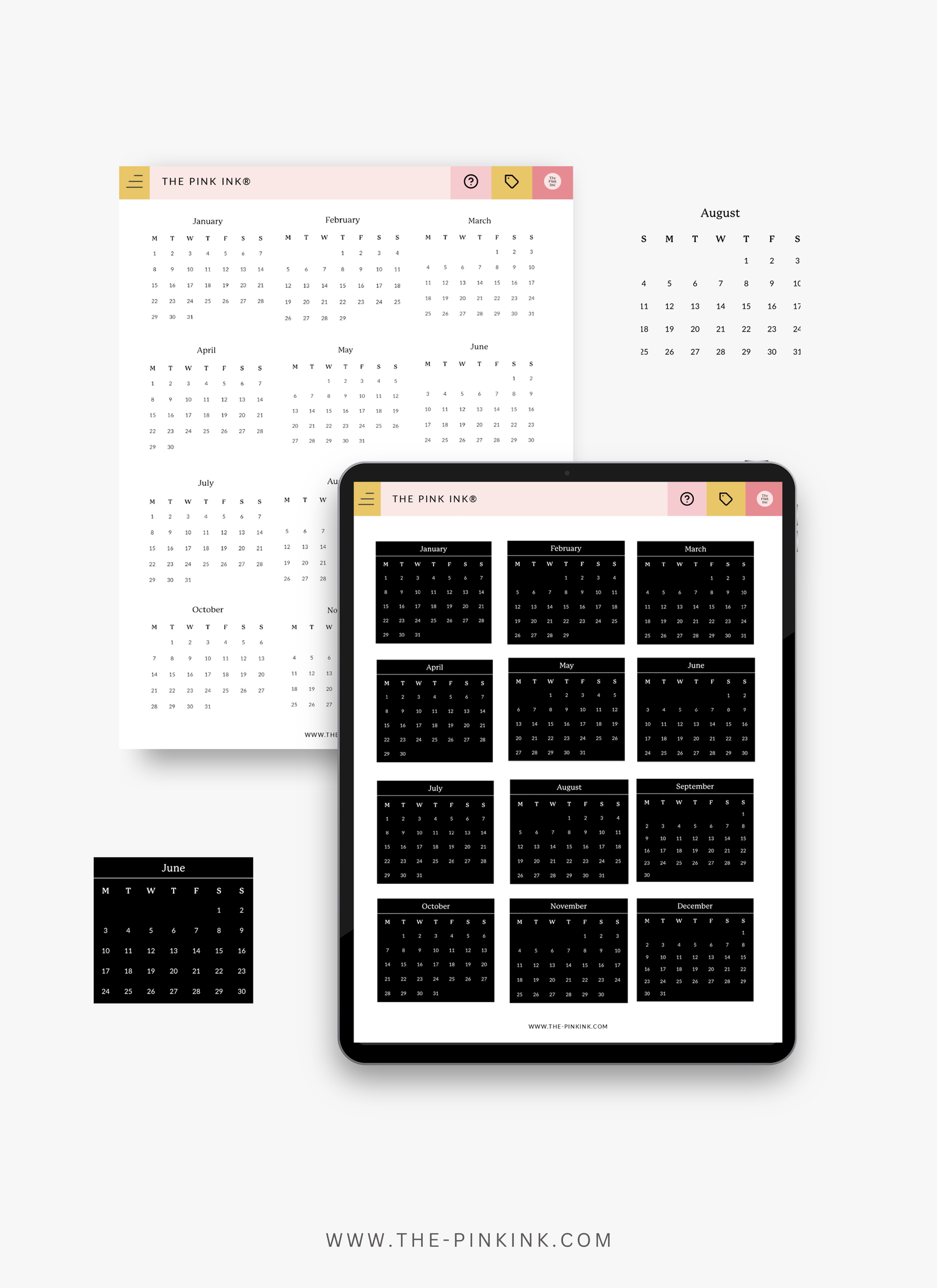 Blue Sticky note Pack — The Pink Ink Shop