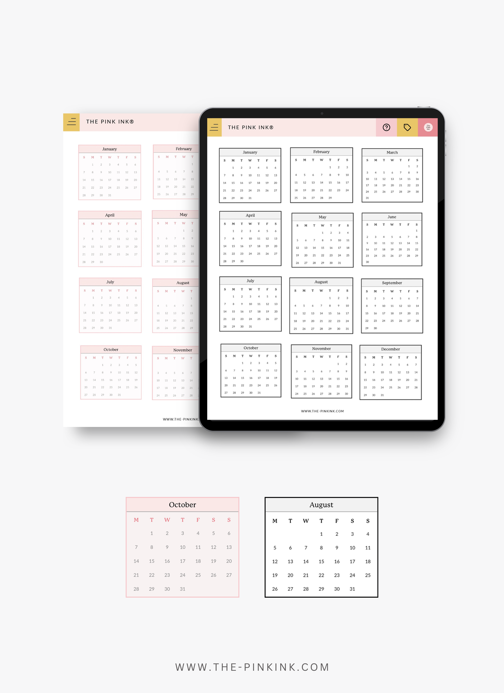 Best Digital Planner for iPad and Goodnotes app - The Pink Ink Shop ...