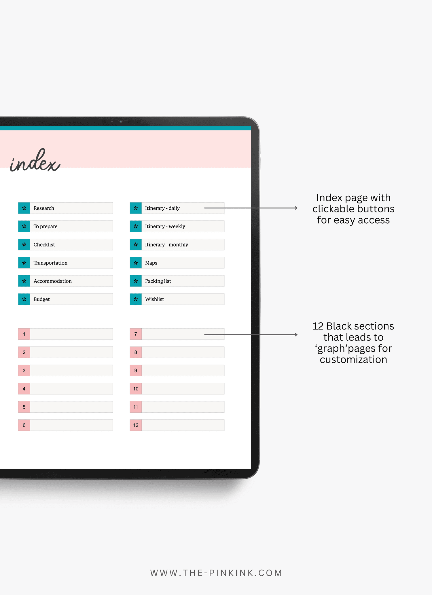 Best Digital planners for iPad Goodnotes — The Pink Ink Shop
