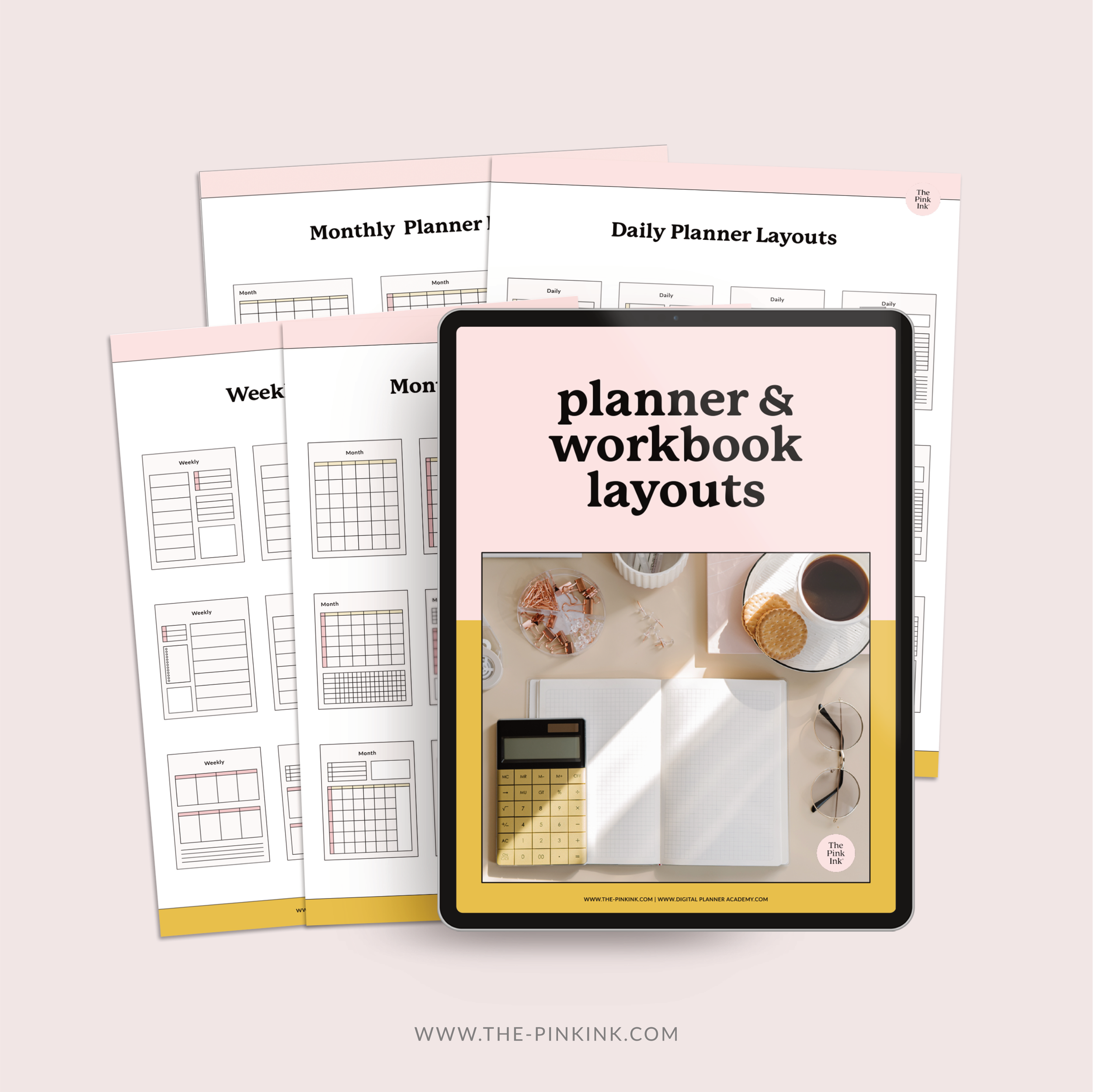 Airtable Template Digital Product Database — The Pink Ink Shop