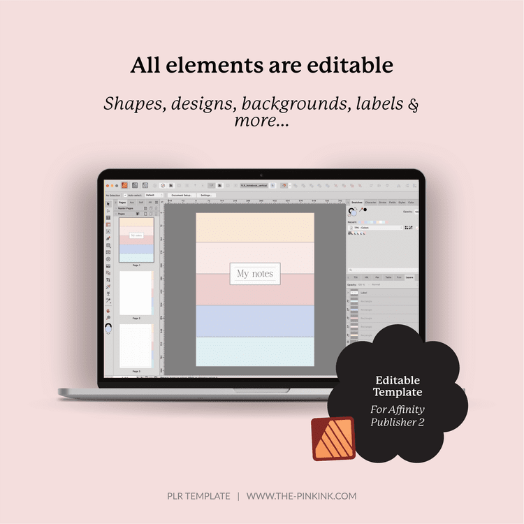 PLR Planner and Templates Store — The Pink Ink Shop
