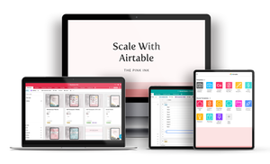 Airtable Template Digital Product Database — The Pink Ink Shop