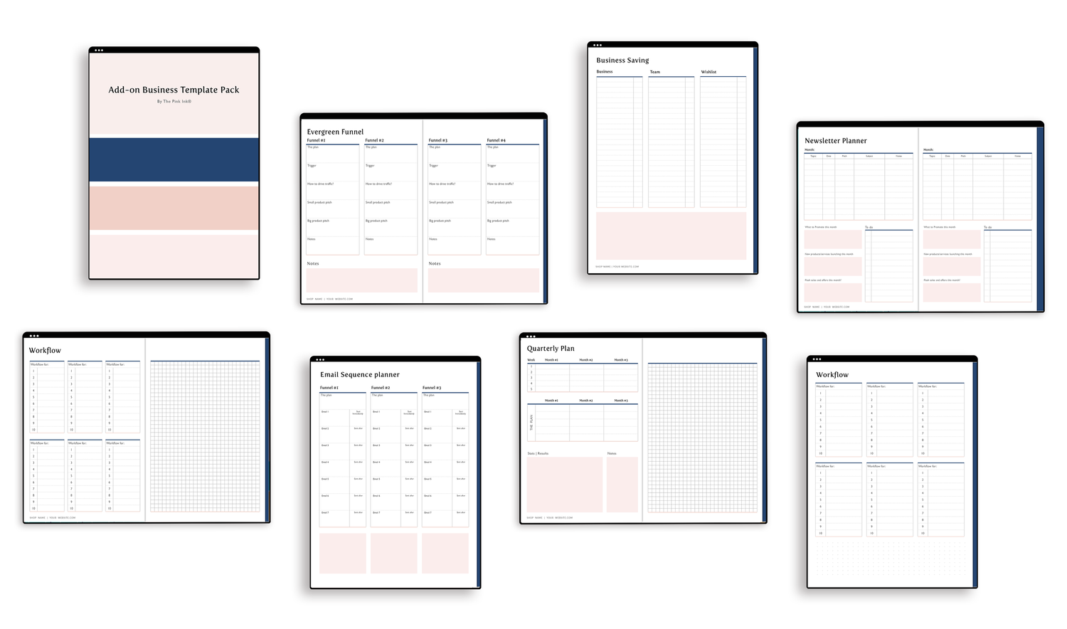 Add-On Pack for Designing Digital Planners — The Pink Ink Shop