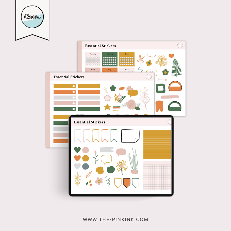 PLR Book Lover Stickers: Customizable Reading Sticker Pack — The Pink ...