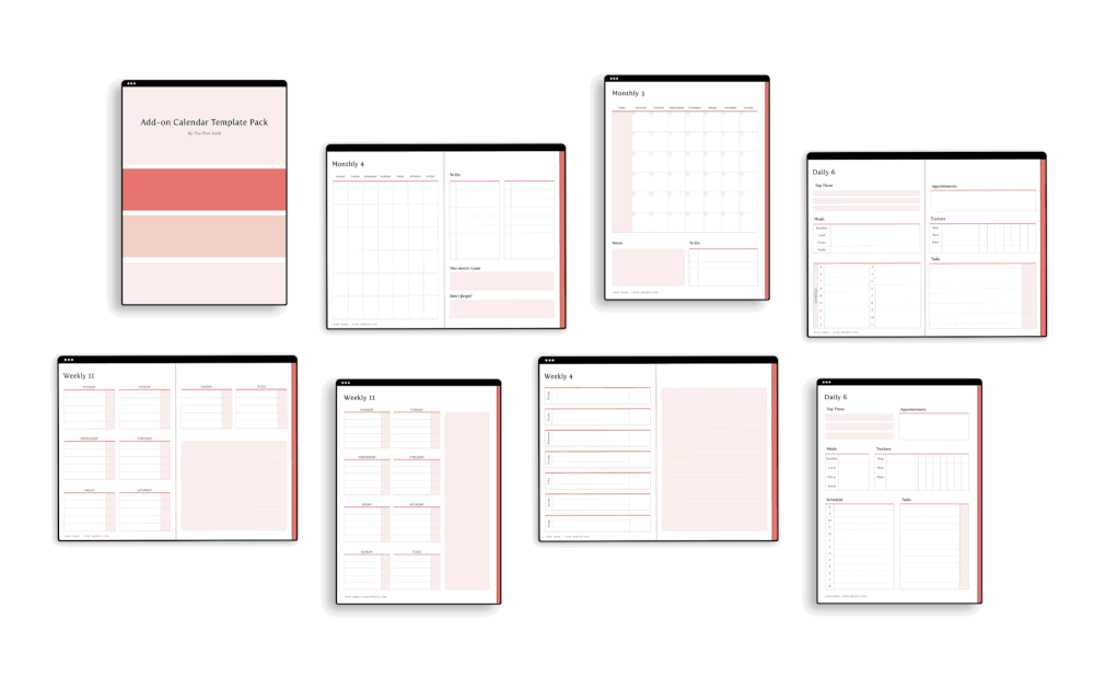 PLR Digital Planner Kits — The Pink Ink Shop