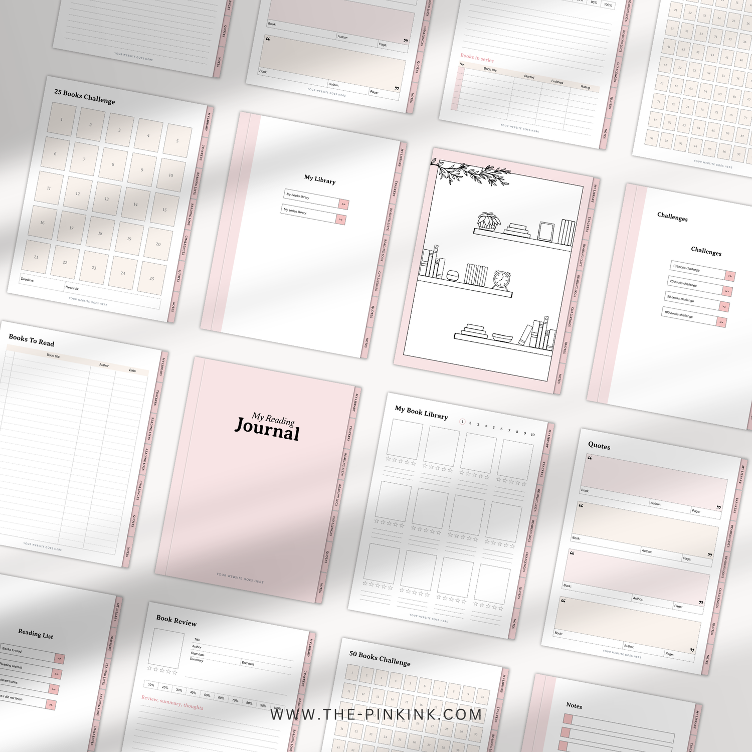 Bliss - PLR Digital Planner Template — The Pink Ink Shop
