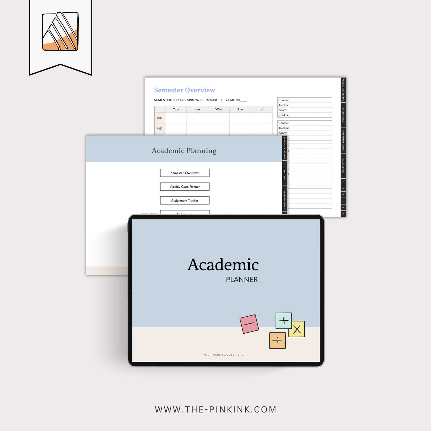 SleekNote - PLR Digital Notebook — The Pink Ink Shop
