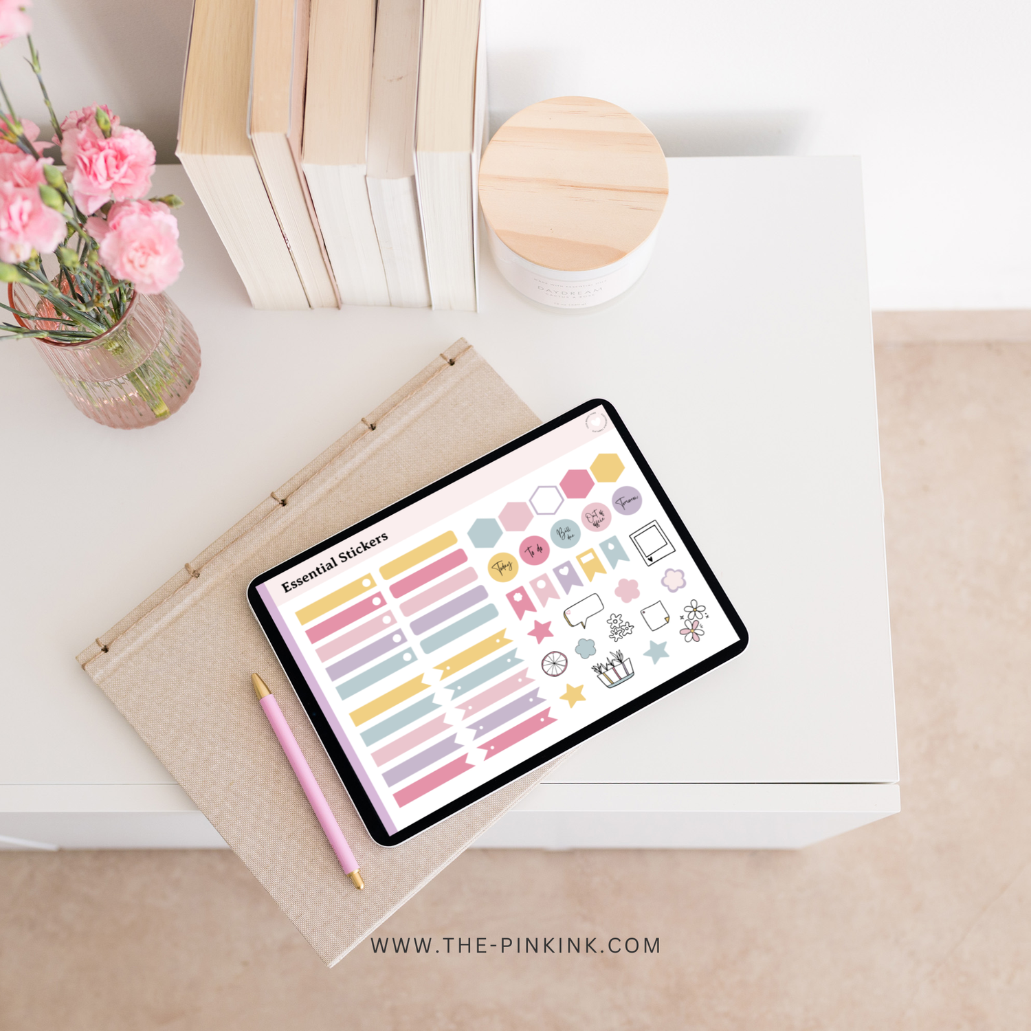 Essential Stickers PLR Template for Canva — The Pink Ink Shop
