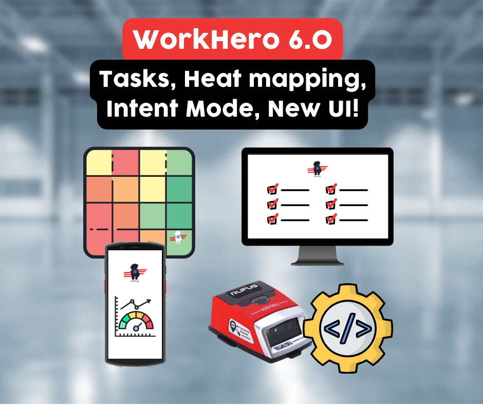 Rufus WorkHero 6.0 is live! Tasks, Heat Maps, Intent Mode, New Android ...