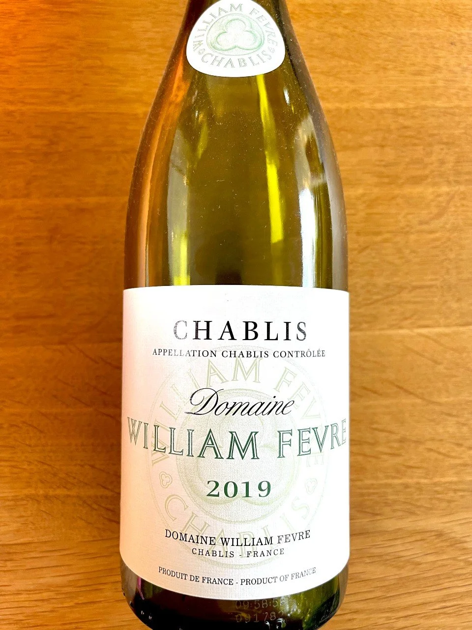 Chablis 2019, Domaine William Fevre — Wine Vein