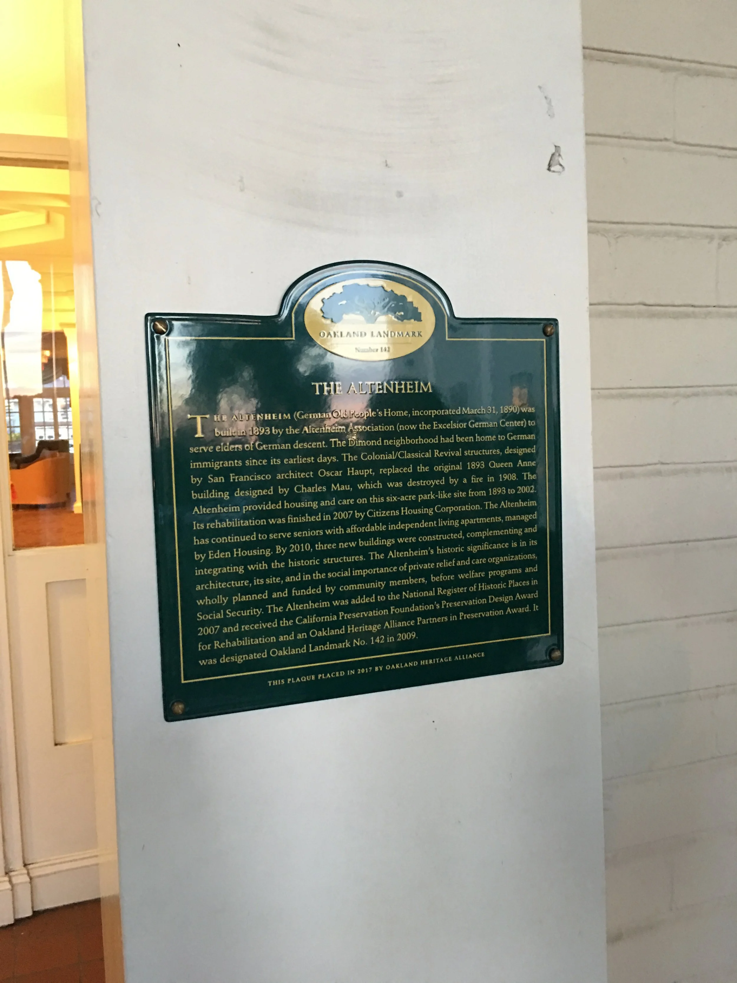 Plaque Committee — Oakland Heritage Alliance