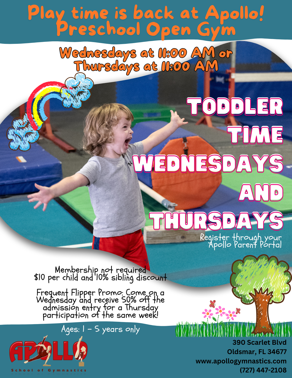 Pre-School Open Gym — Apollo School of Gymnastics