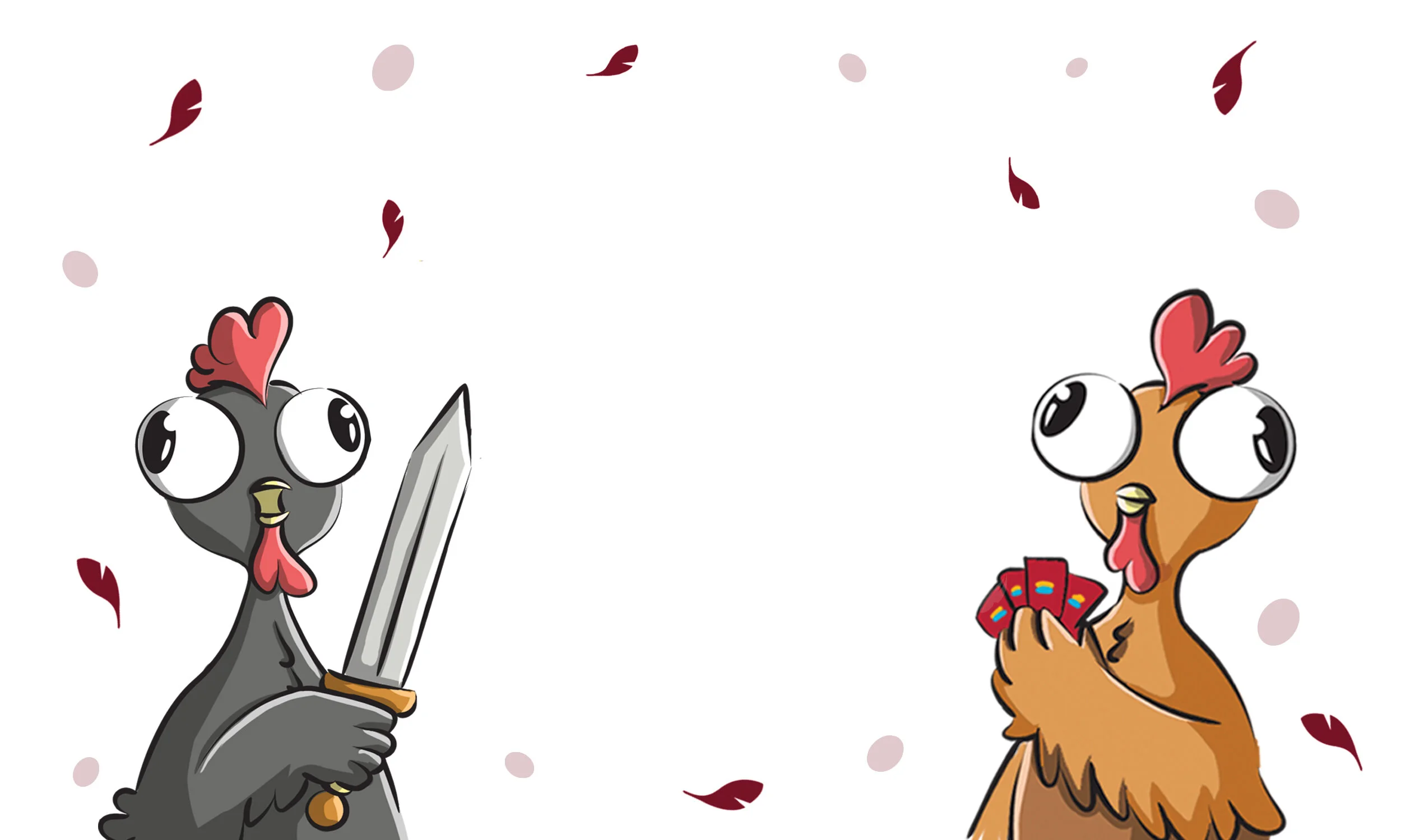 Chicken Challengers - Card Game for Adults, Teens & Kids