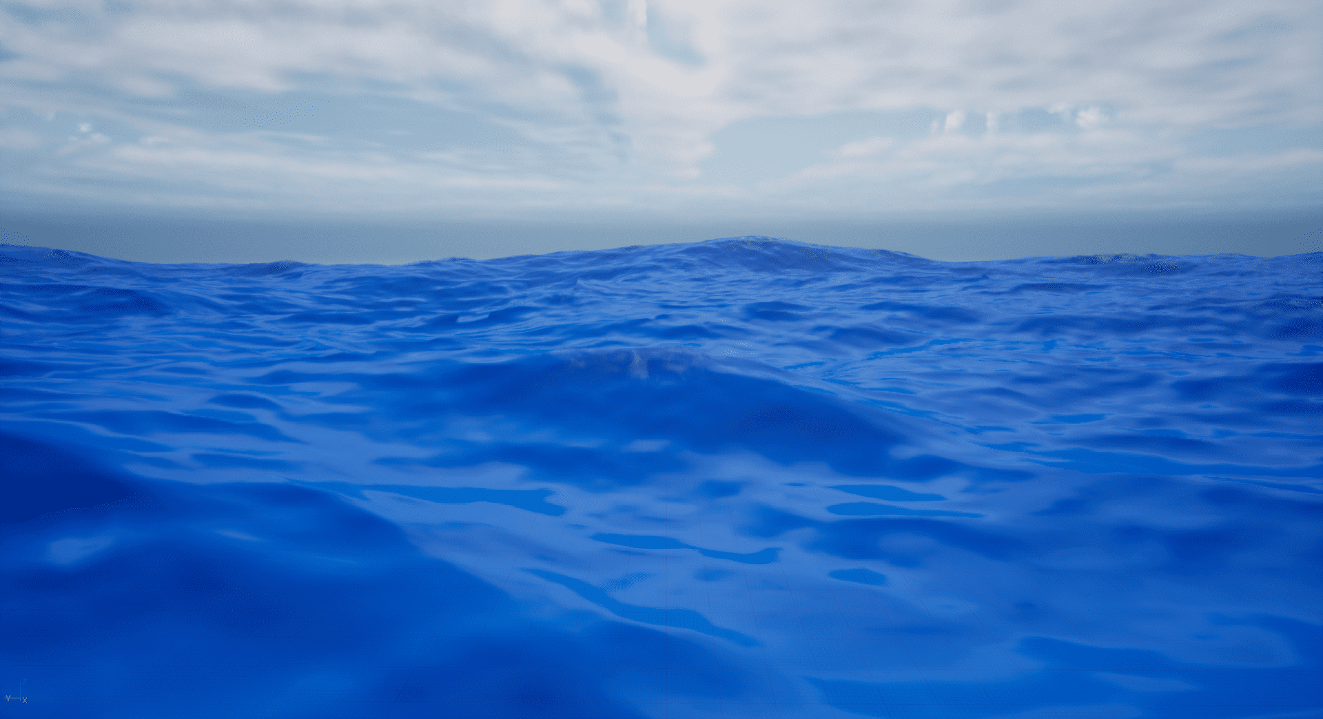 Simulating Deep Ocean Waves