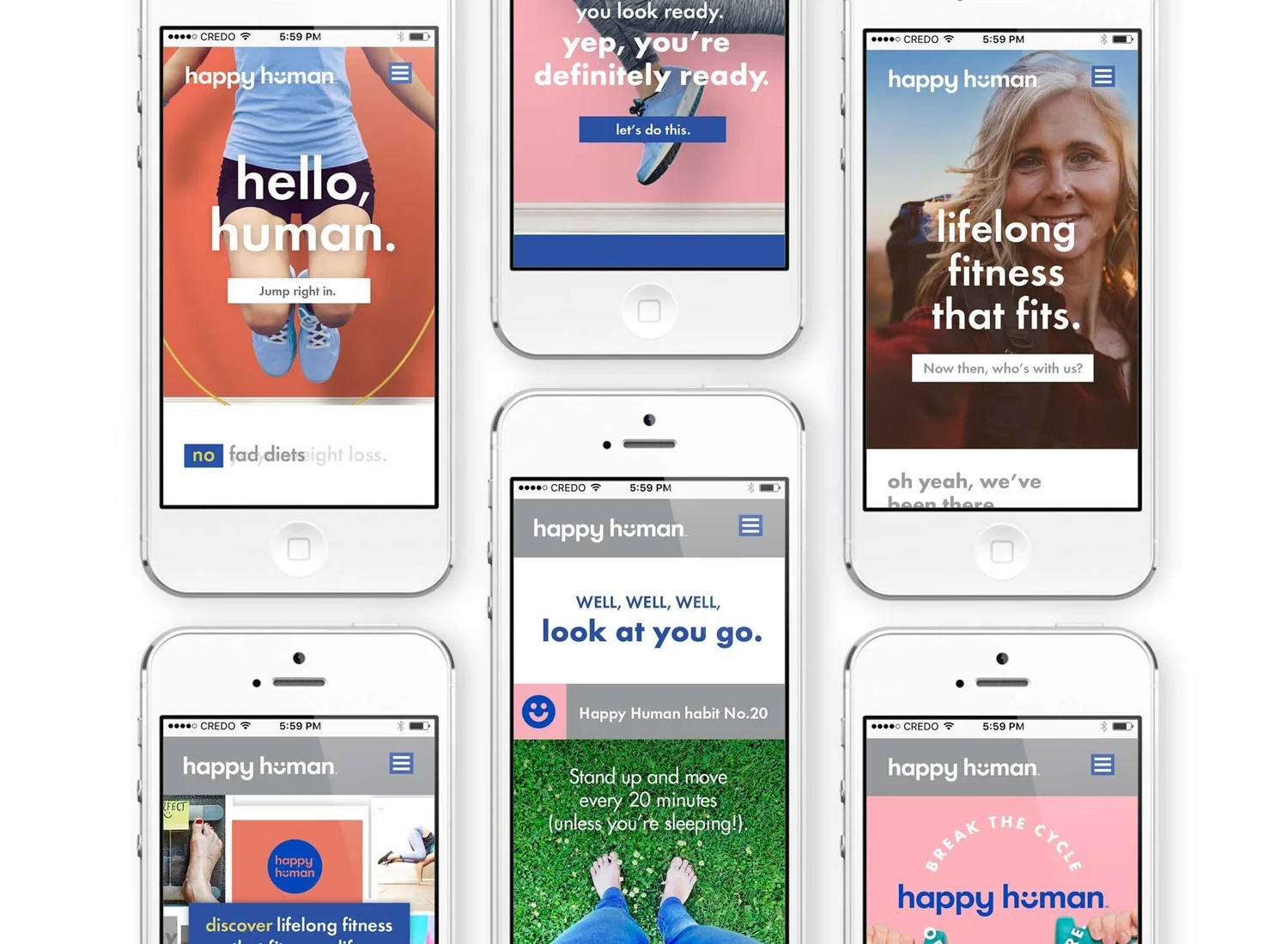 Happy Human fitness brand name, identity and voice. — This Is Folly - A ...