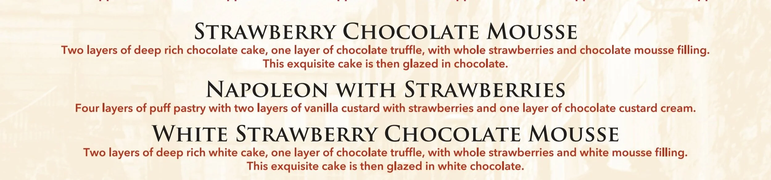 Cakes — Sweet Paradise Bakery
