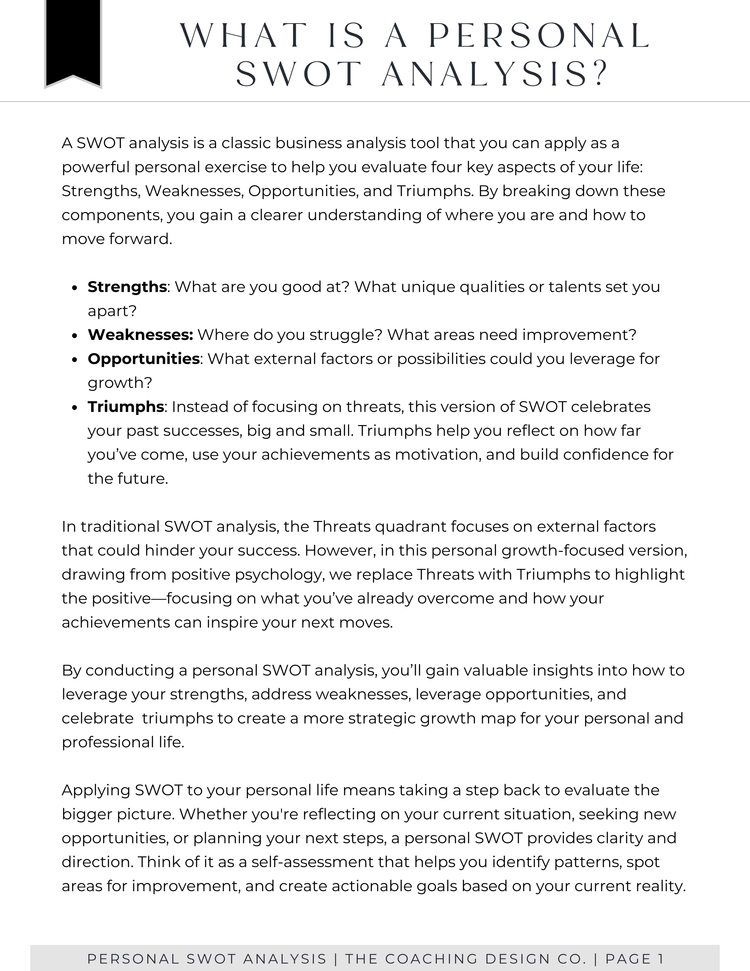 Personal Growth Map Workbook | 5 Stages of Change to Achieve Your Goals ...
