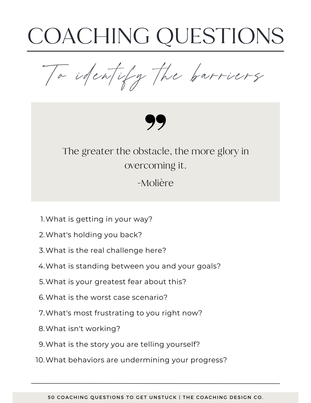Mindset Mastery: 50 Coaching Questions to Transform Your Thinking ...