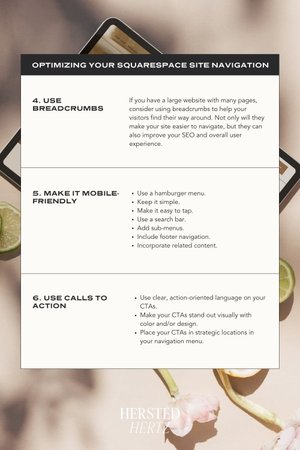 Optimizing your Squarespace Site Navigation - Tips to Enhance Your ...