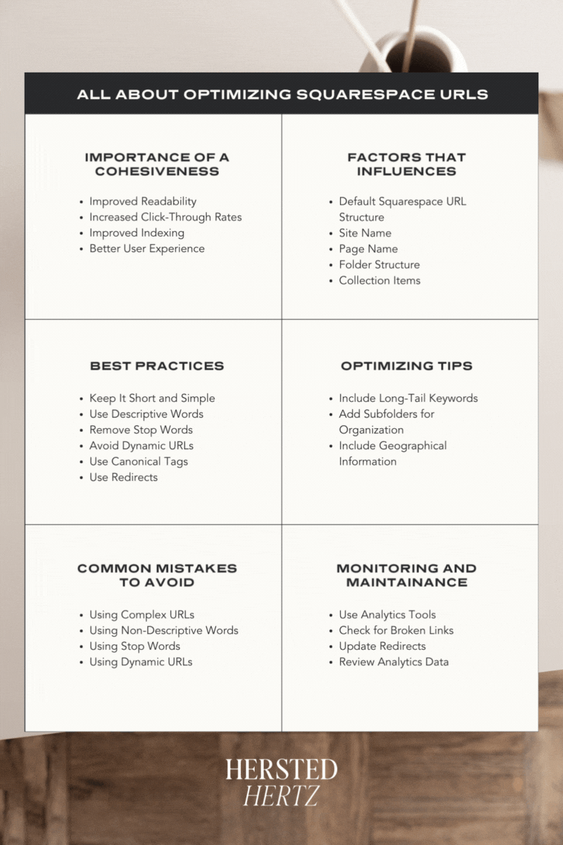 Crafting Squarespace URL Structure | Hersted Hertz Design Blog ...