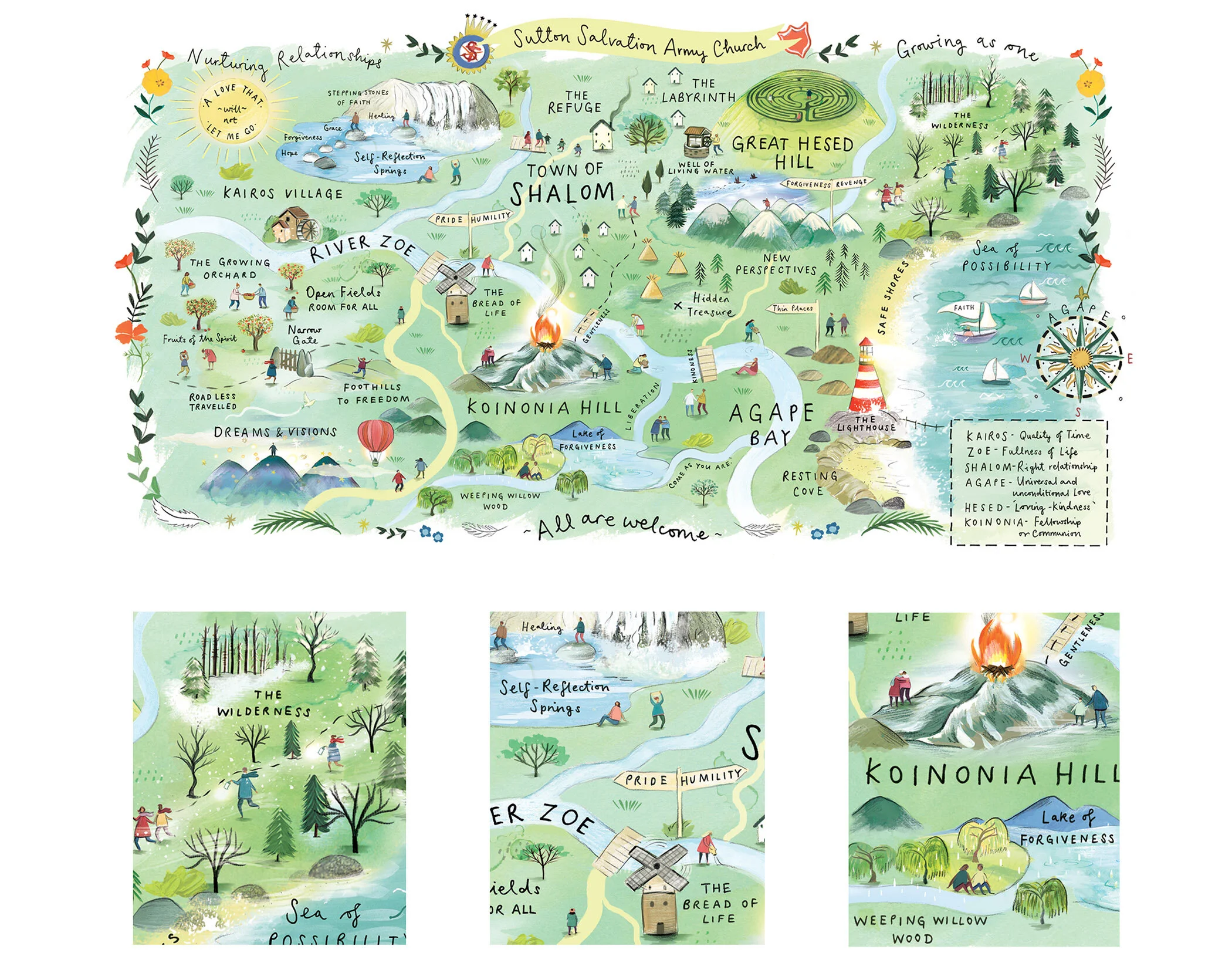 Illustrated Maps — Clair Rossiter Illustration