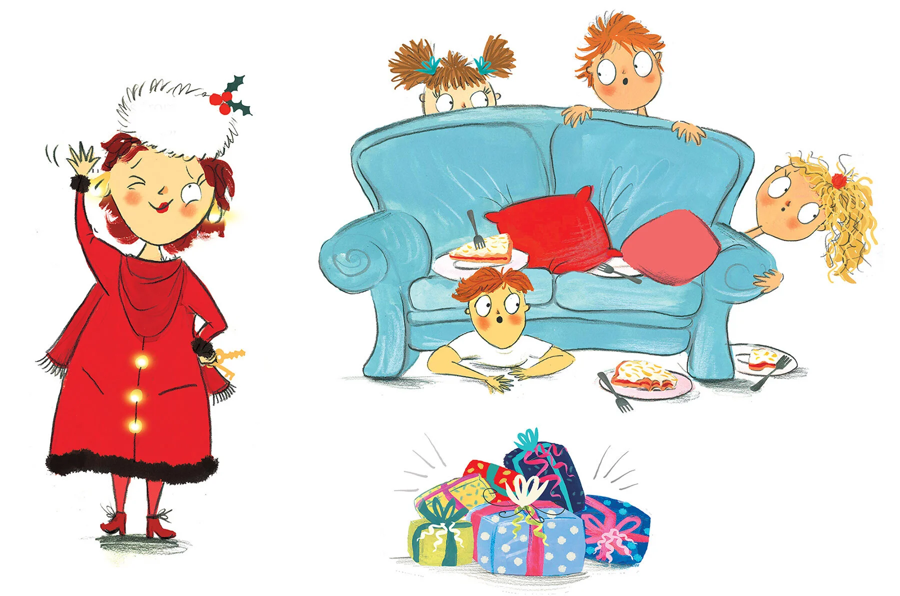 Nadiya's Bake Me a Story — Clair Rossiter Illustration