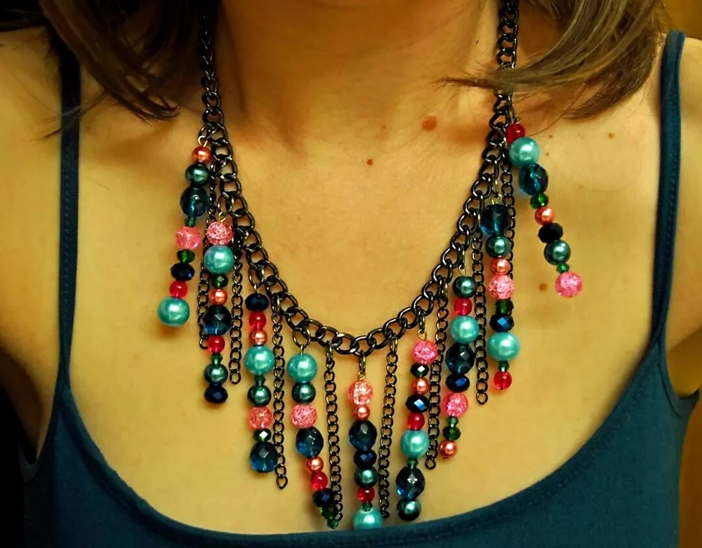 A Splash of Color Necklace Tutorial — Misty Gage | Mixed Media ...