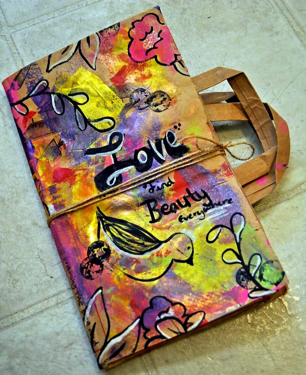 12-days-of-gift-giving-paper-bag-art-journals-creatively-misty
