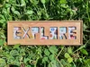 DIY Explore Sign Tutorial — Misty Gage | Mixed Media Instructor | Mixed ...