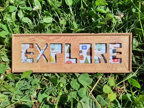 DIY Explore Sign Tutorial — Misty Gage | Mixed Media Instructor | Mixed ...