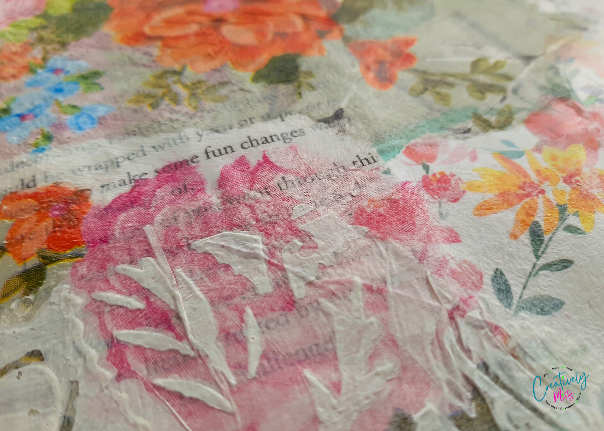 How to Transform Your Art with Tissue Paper — Misty Gage | Mixed Media ...