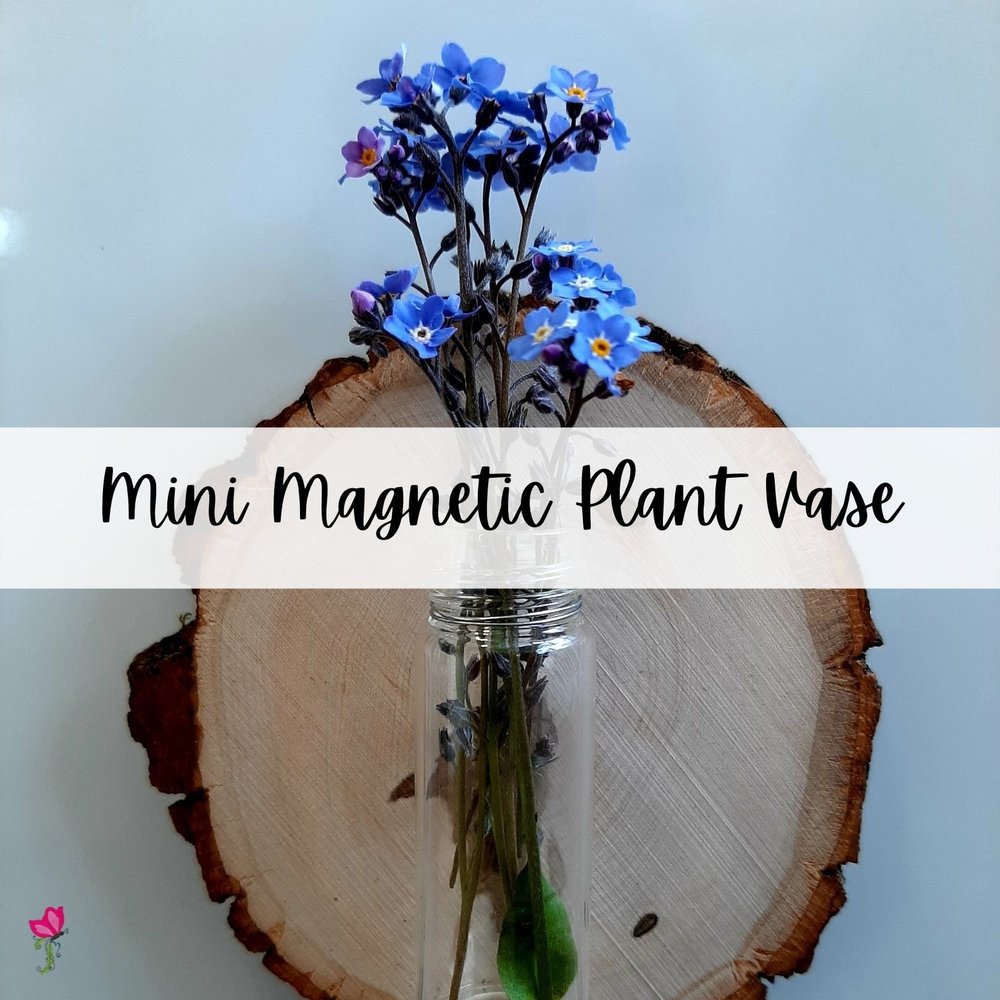 DIY Mini Magnetic Plant Vase Tutorial — Misty Gage | Mixed Media ...