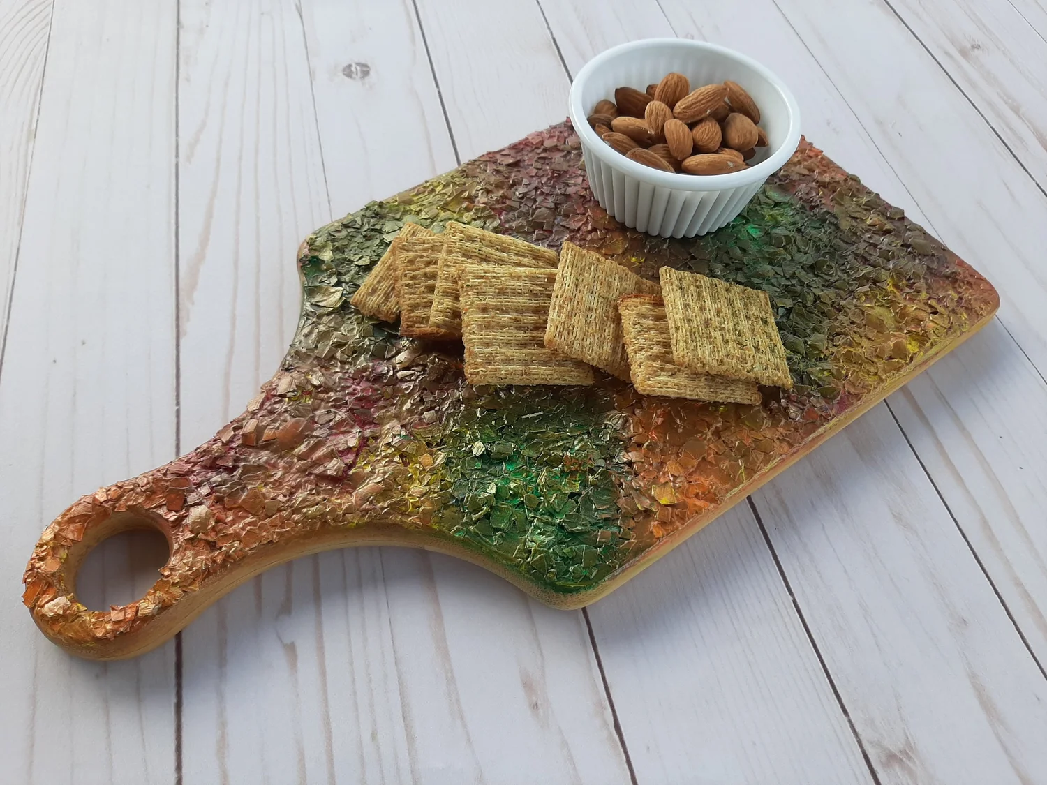 DIY Eggshell Cheeseboard Tutorial — Misty Gage | Mixed Media Instructor ...