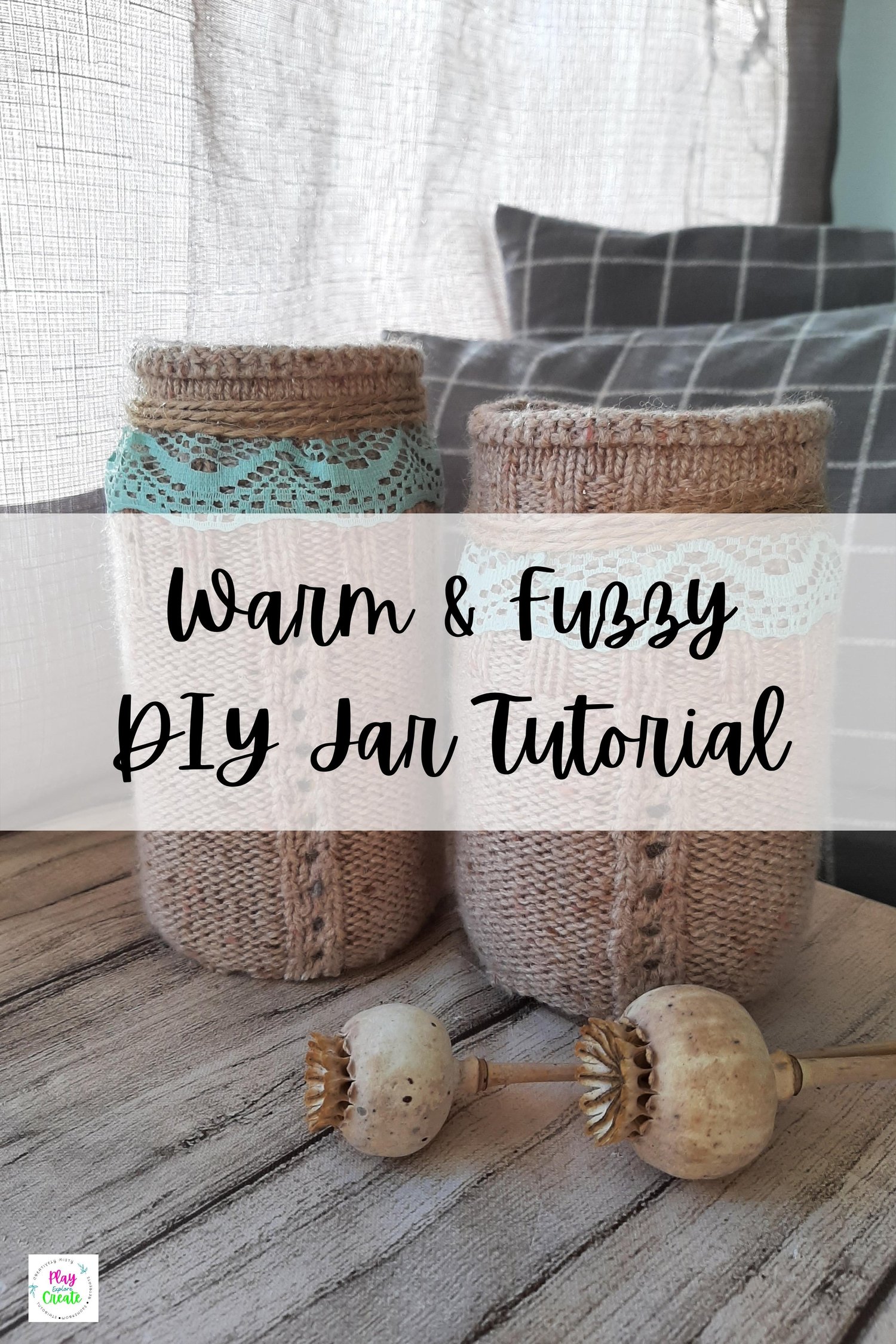 Warm & Fuzzy DIY Jar Tutorial — Misty Gage | Mixed Media Instructor ...