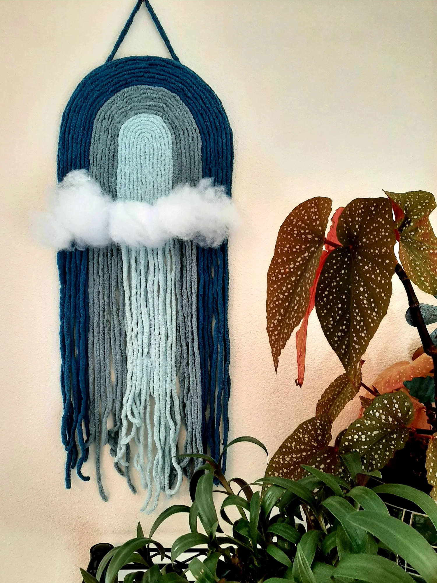 Rain Cloud DIY Wall Decor Tutorial — Misty Gage | Mixed Media ...